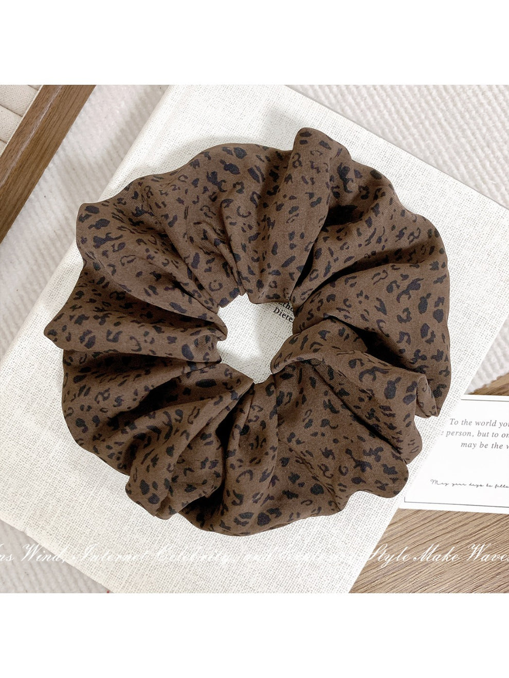 Gifty - Leopard Retro Hair Ring – WEST AUSSIE SUPPLIES
